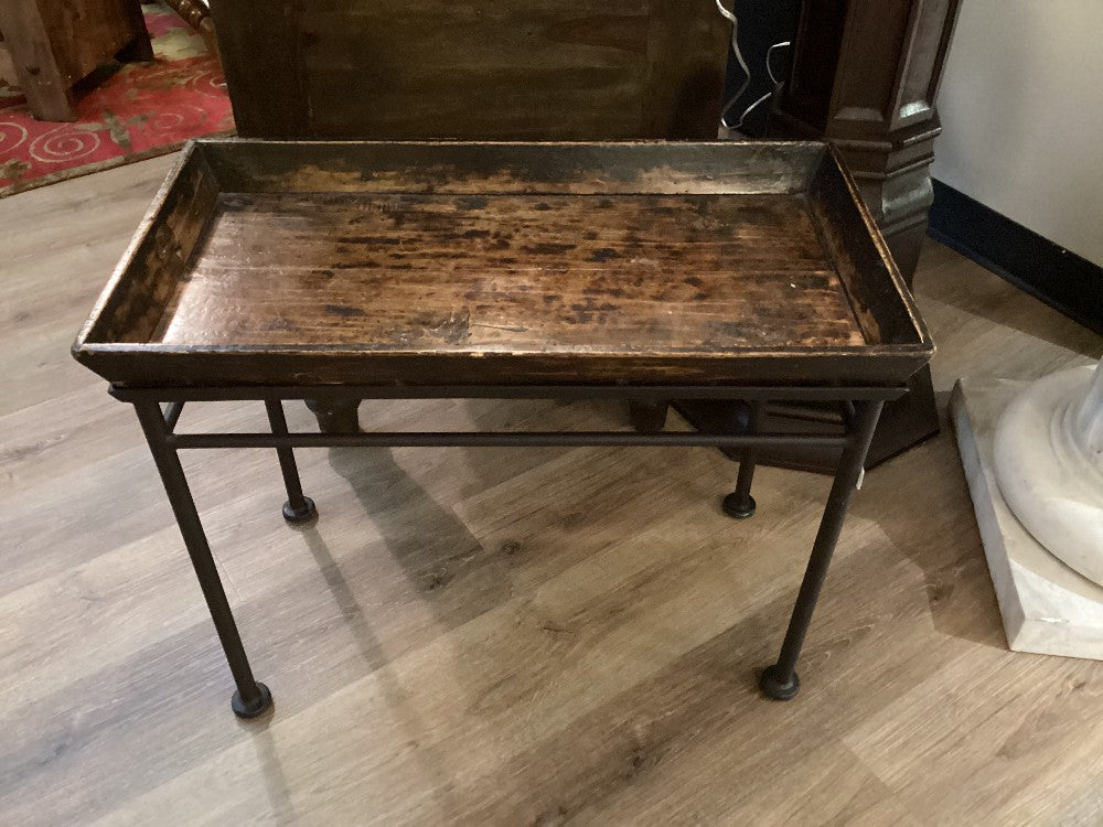 Wood tray table – Berner's Auction, Inc.