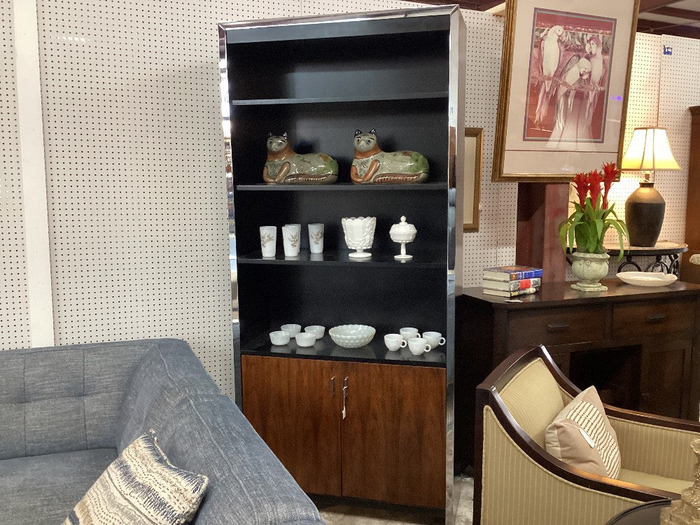 MCM Chrome/Black Display Shelf – Berner's Auction, Inc.