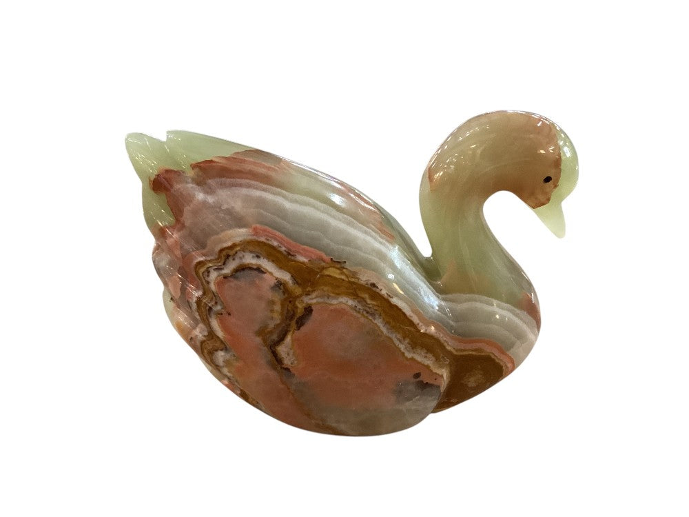 Himalayan marble swan – Berner's Auction, Inc.